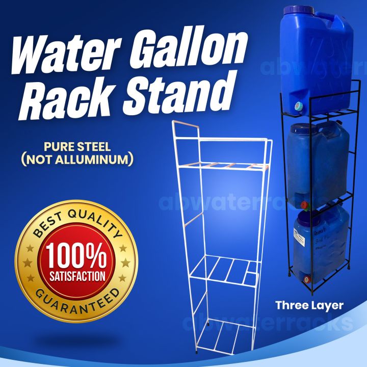 Water Gallon Rack Stand Pure Steel (For 3pcs Gallons) | Lazada PH