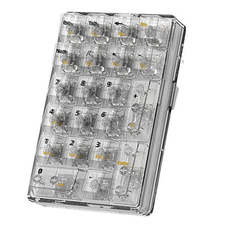 Sunshineyou-K21 Number Pad Bluetooth Mechanical Keyboard RGB 21Keys ...