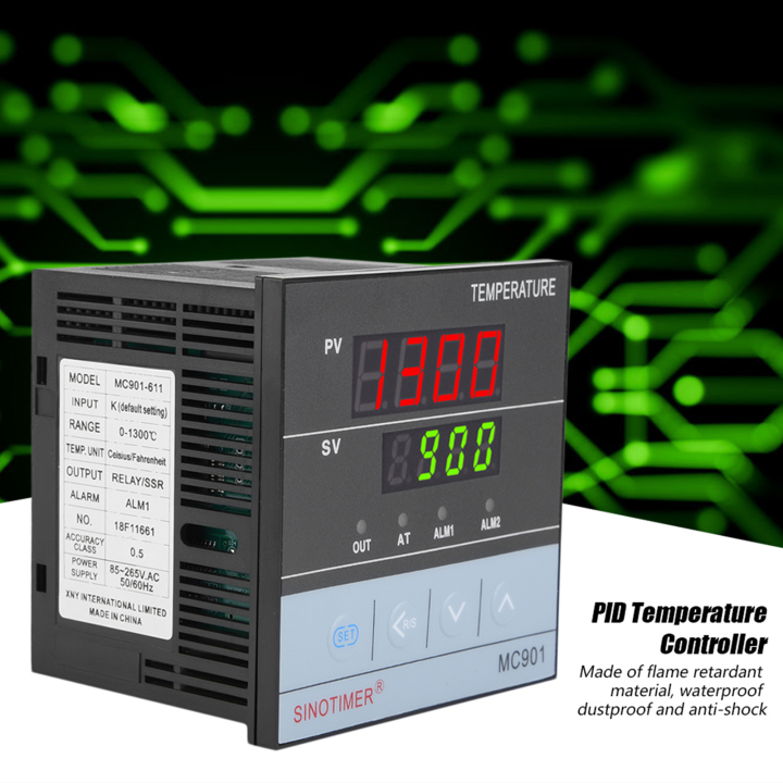 MC901 Digital PID Temperature Controller K Type PT100 Sensor Input ... MC901 Digital PID Temperature Controller K Type PT100 Sensor Input ...