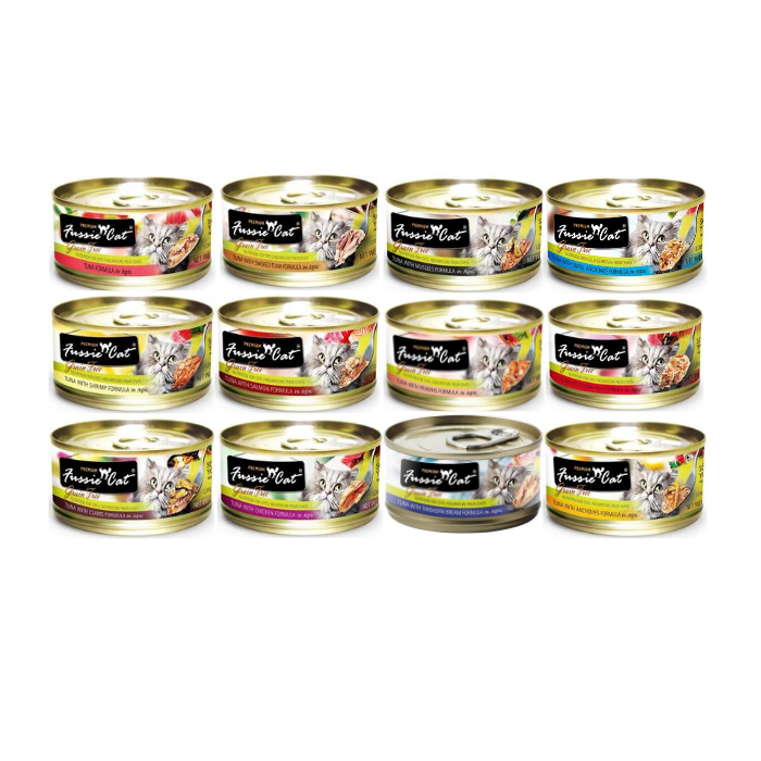 FUSSIE CAT Premium Cat Wet Food / Can Food 80g | Lazada