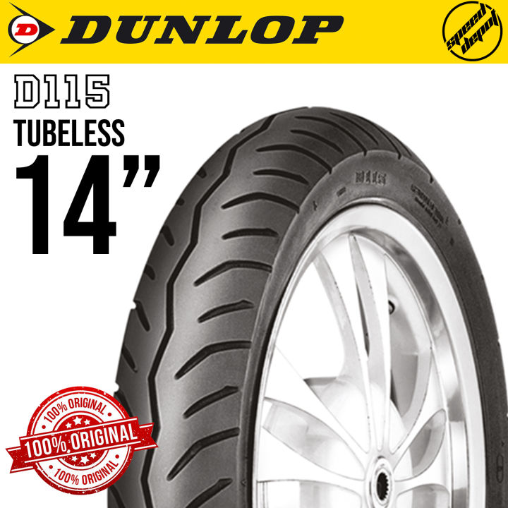 Dunlop D115 14" [4 SIZES AVAILABLE] | Tubeless | Original | Speed Depot | Lazada PH