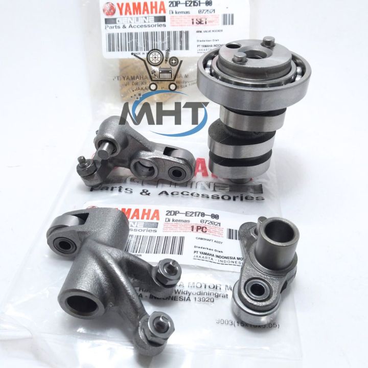 NOKEN AS + PELATUK KLEP YAMAHA NMAX LEXI AEROX 155 2DP CAMSHAFT ASSY ROCKER ARM SEPATU PLATUK N ...