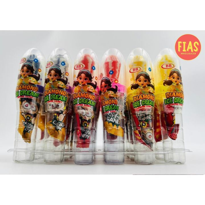 30 pcs Diamond Ice Cream Lollipop with Popping | Lazada PH