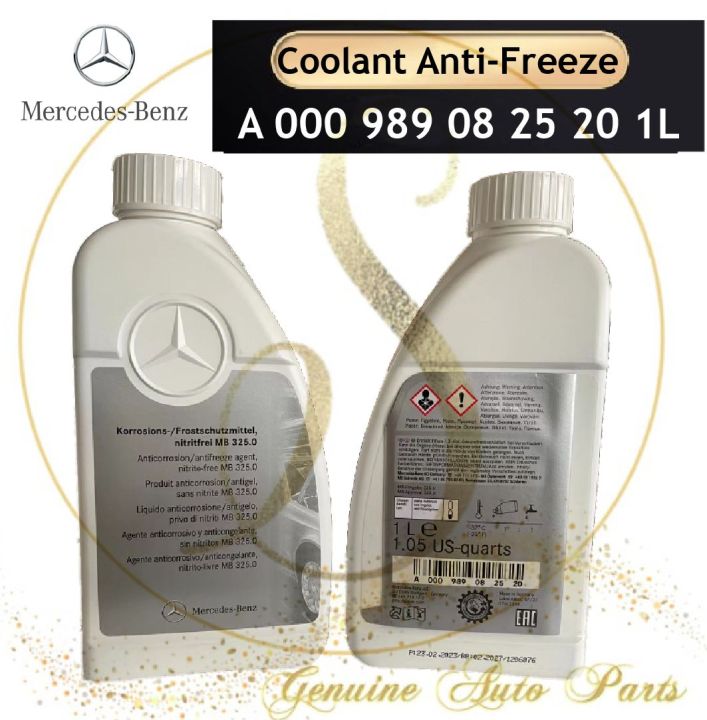 (100% ORIGINAL) Mercedes-Benz Radiator Coolant Anti-Freeze ...