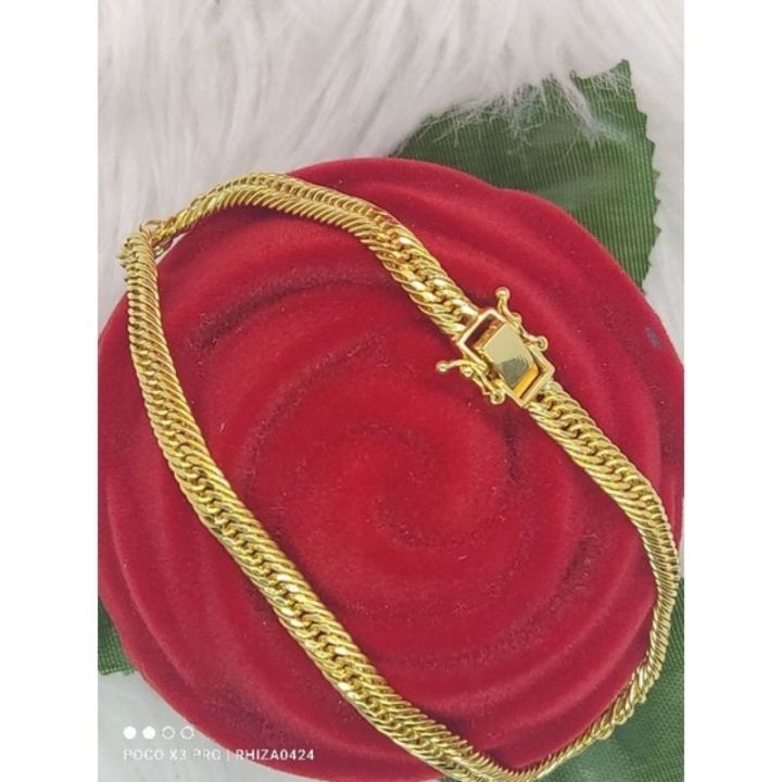 ️COD 18K SAUDI GOLD TRIPLE LOCK BRACELET | Lazada PH