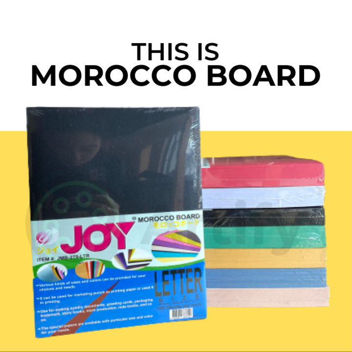Paper Binding Cover Joy Morocco Board 230 gsm Book Cover 100 sheets A4 ...
