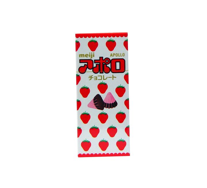 Meiji Apollo Strawberry Chocolate 48g | Lazada PH