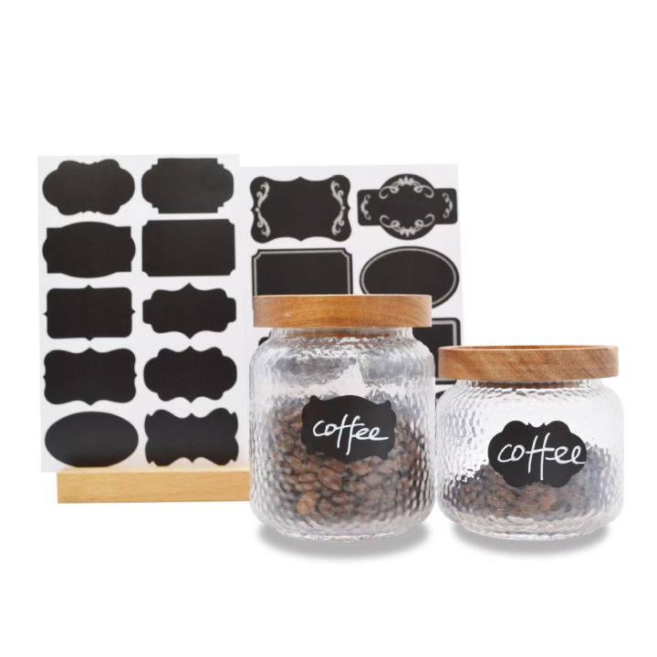 16pcs Waterproof Label Sticker Kitchen Spice Stickers Jar Sticker ...