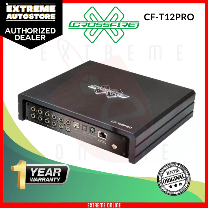 Crossfire CF-T12PRO Competition Series 12 Channel Amplifier Output DSP ...