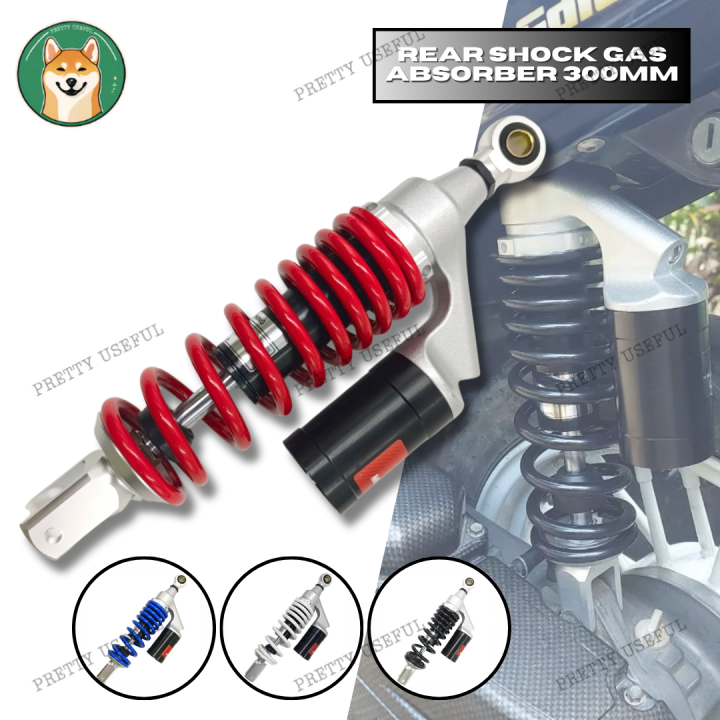 MOTORCYCLE ACCESSORIES 300MM REAR SHOCK GAS ABSORBER FOR MIO SKYDRIVE CLICK BEAT MOTORCYCLE ...