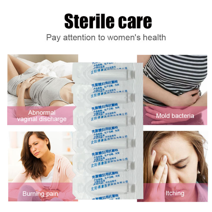 Original Chitosan Suppository Cleansing Antibacterial Female Vaginal ...