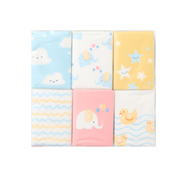 MINISO Baby Holiday Ultra Soft Facial Tissues (12 Packs) | Lazada PH