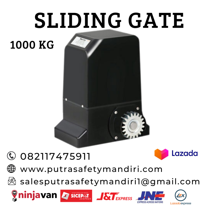 AUTOMATIC SLIDING GATE ISG KAP 1000 KG MESIN BUKA PAGAR GERBANG ...