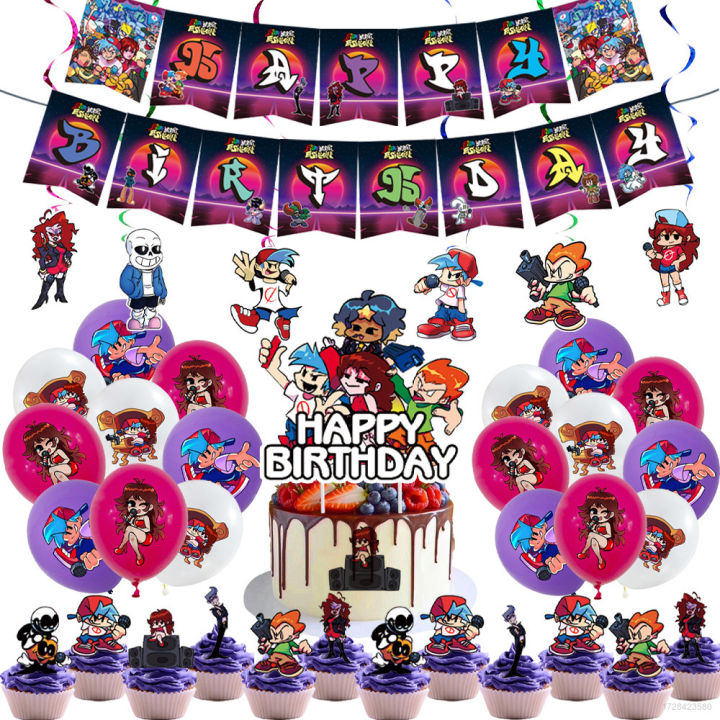 clu Friday Night Funkin Theme Party Decor Set Birthday Party Needs ...