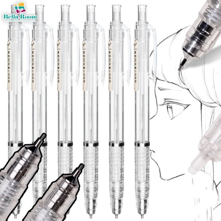 Transparent Low Center Gravity Mechanical Pencil 0.5/0.7mm Drawing ...