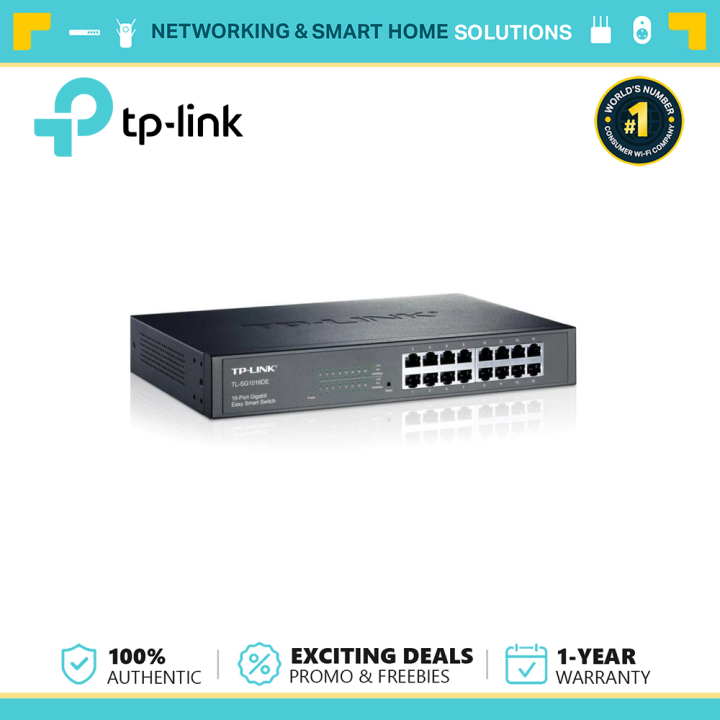 TL-SG1016DE (16-Port Gigabit Easy Smart Switch) | Lazada PH