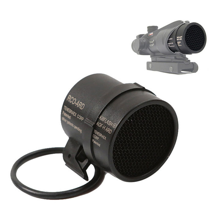 Tactical ACOG Scope Killflash Plastic Mesh Cover Cap Front Lens ...