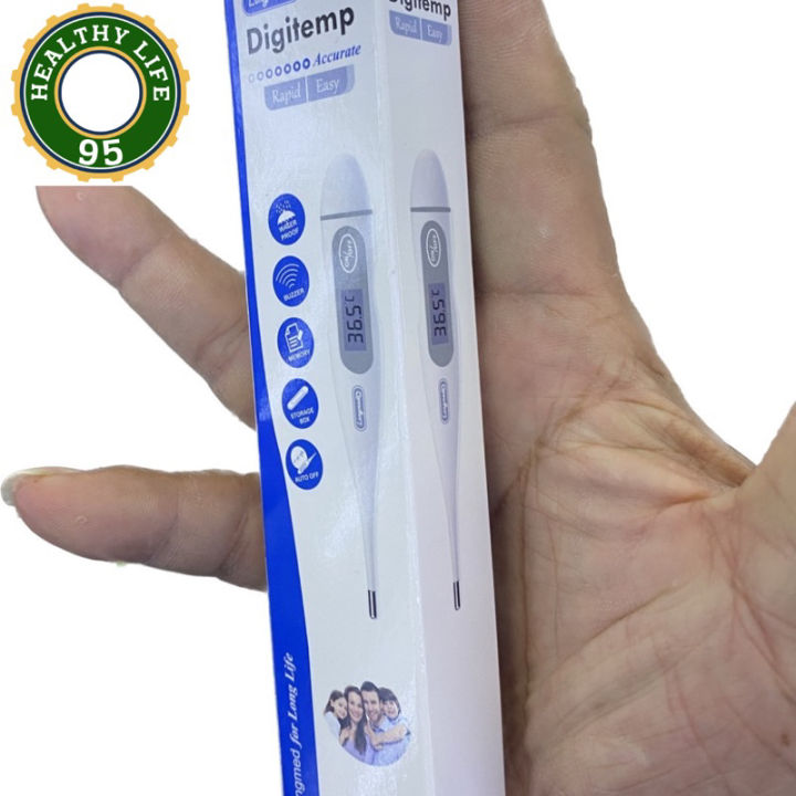 Longmed Digitemp 1ชิ้น ปรอทวัดไข้ดิจิตอล วัดไข้ ตรวจวัดอุณหภูมิ ...