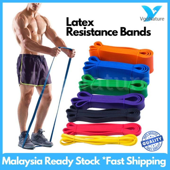 VgoNature Natural Latex Resistance Band Gym Elastic Tension Fitness ...