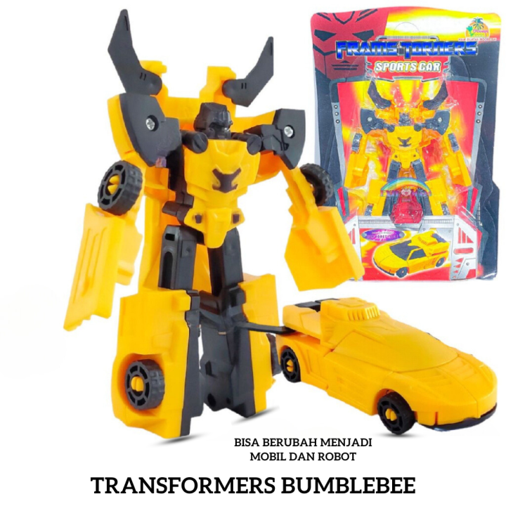ORIGINAL - ROBOT TRANSFORMER BUMBLEBEE SUDAH SNI Mainan Anak Robot ...