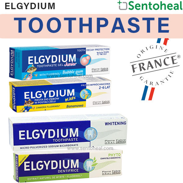 Elgydium Toothpaste- Adults/ Junior/ Kids/ Tooth Decay/ Sensitive teeth ...