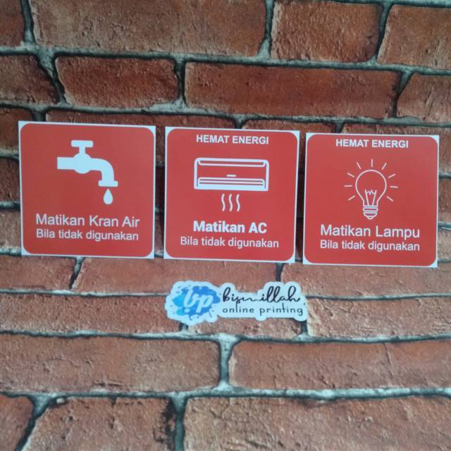 Stiker hemat energi hemat daya (isi 3 stiker) | Lazada Indonesia