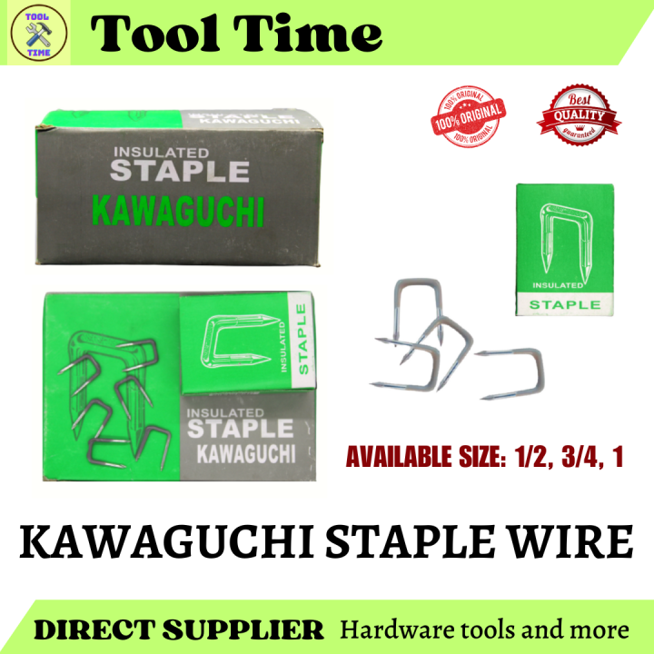 INSULATED STAPLE WIRE 1 small box 1/2, 3/4, 1 | Lazada PH