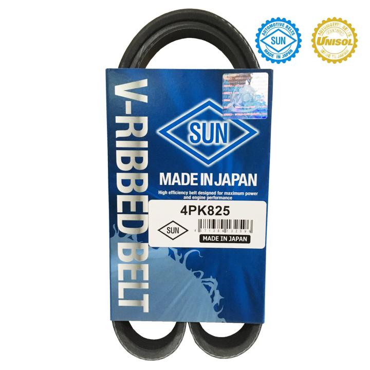 SUN V-Ribbed Belt 4PK825 for Nissan Navara CRDi 2006-2012 and NP300 ...