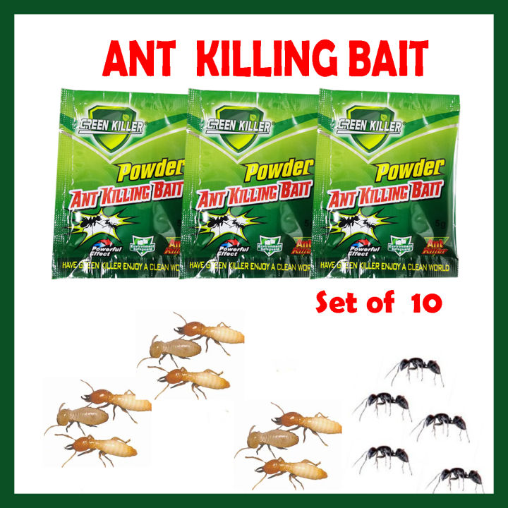 10Pc Original Greenkiller Effective Insect Killer Ant killing bait ...