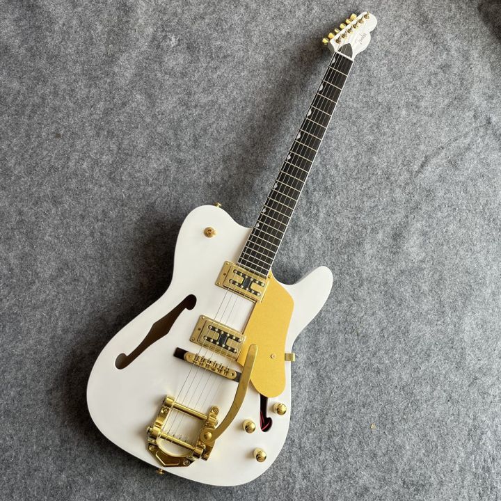 Fender Telecaster Semi Hollow Body Electric Guitar Bigsby B500 Tremolo ...