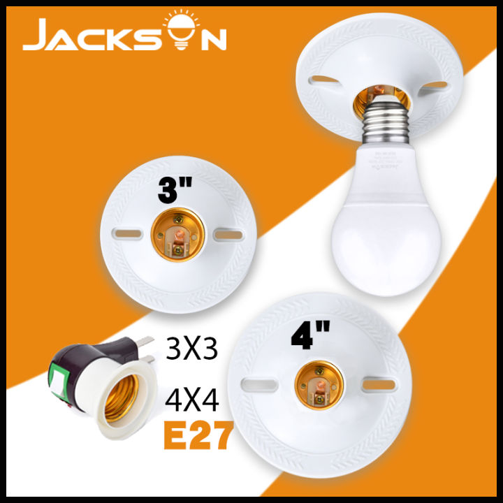 E27 Ceiling Receptacle Light Bulb Socket Plug Socket Lamp Holder With