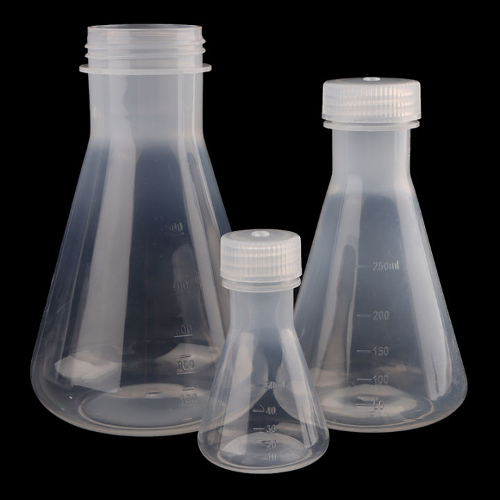 [ezrae Libun] 50ml To 1000ml Lab Plastic Erlenmeyer Flask Conical ...