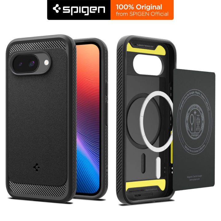 SPIGEN Case for Pixel 9a [Rugged Armor MagFit] Timeless Design and ...