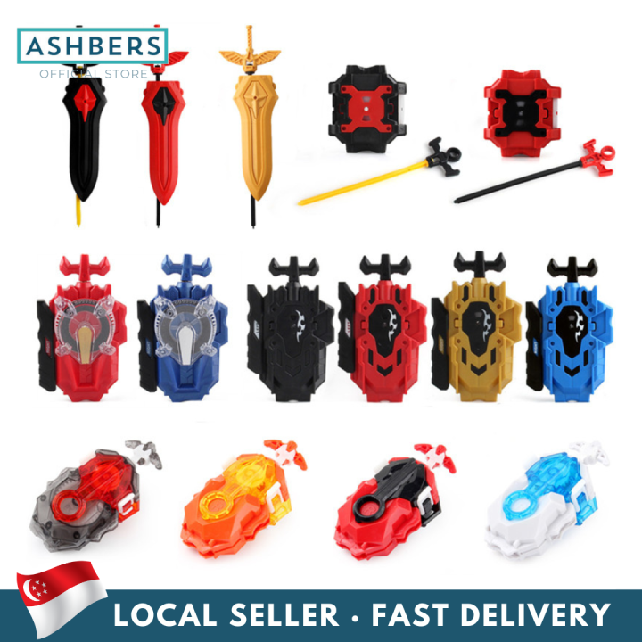 Burst String Beyblade Launcher, (L/R ) Two-Way Spin Launcher, Pull-Wire ...