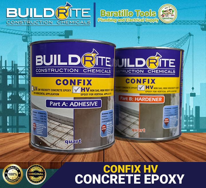 BUILDRITE Confix bond HV GAL SET ideal choice for vertical bonding of new to old concrete ...