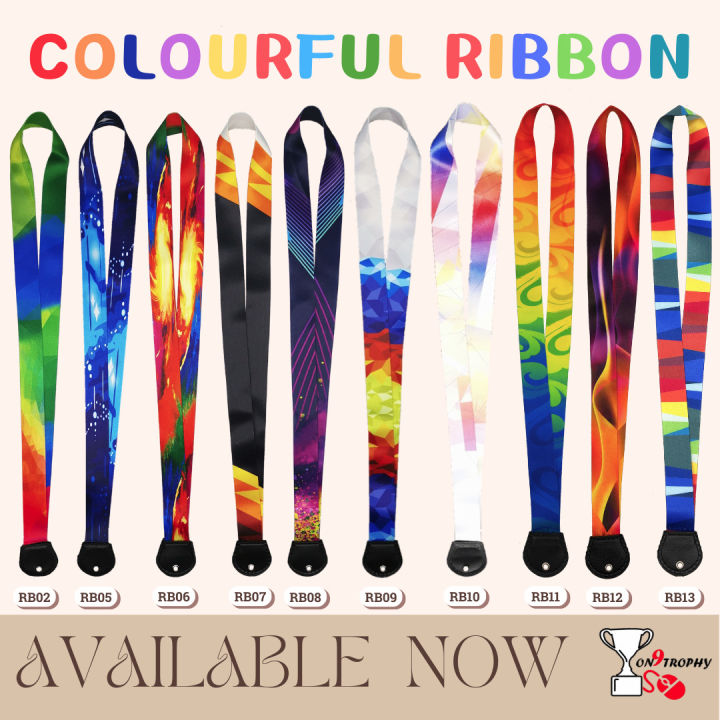 Colourful lanyard For Medal [Ready Stock] | Lazada