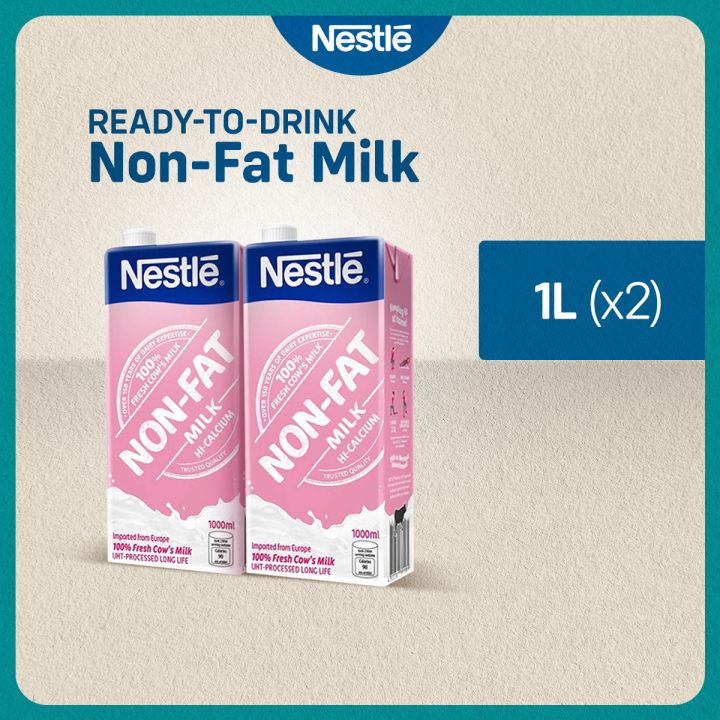 NESTLÉ Non Fat Milk 1L Hi-Calcium - Pack of 2 | Lazada PH