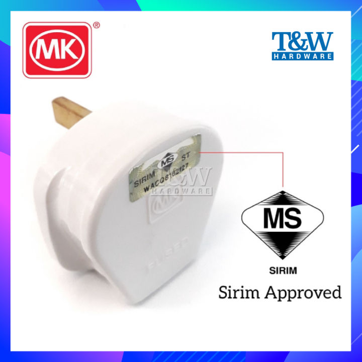 MK Super Heavy Duty 13A Plug Top Electrical Industrial Usage [T&W ...