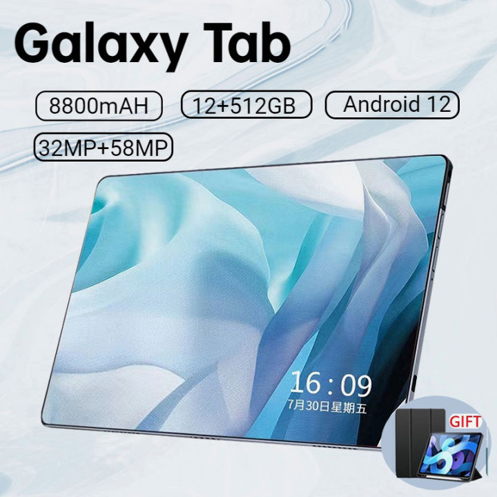 S8 Tablet android Big sale Tab Baru 12GB + 512GB Tablet Android 11 ...