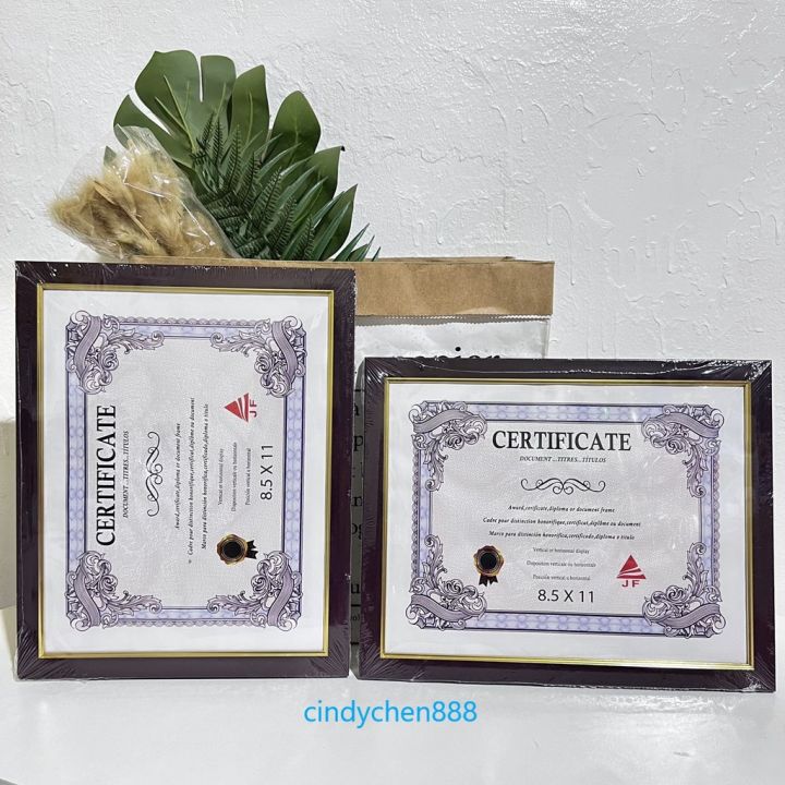 A4 & 8.5x11 PVC CERTIFICATE FRAME SIZE A4 / 8.5*11 inches Photo frame ...