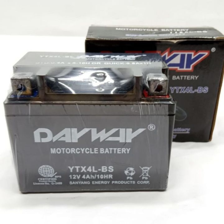 Dayway Battery 2.5 3L 4L 5L 5A 6.5 For Motorcycle | Lazada PH