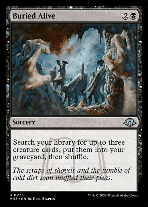 MTG Singles: Buried Alive (Magic the Gathering) NM Black MH3 Modern ...