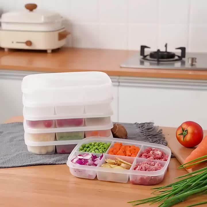 Japanese-Style Stackable Covered Compartment Refrigerator Ingredients ...