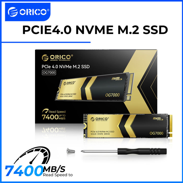 ORICO 1TB/2TB/4TB 7450MB/S PCle 4.0 NVMe M.2 SSD Solid State Drive 3D ...
