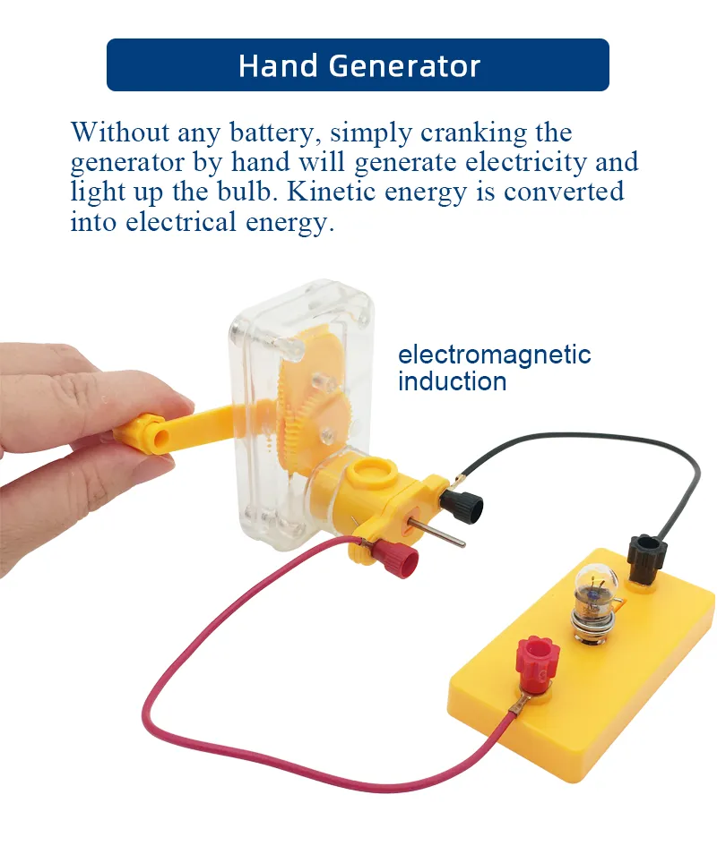 9 Physics Electrical Experiments Set Student Electric Circuit Kit Lab ...