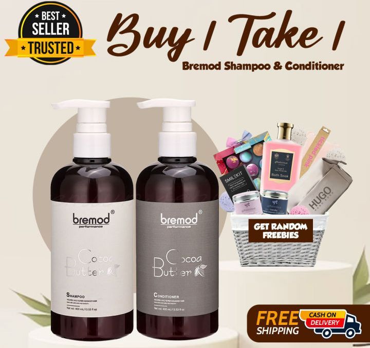 2IN1 Bremod Hair Conditioner & Shampoo COCOA BUTTER 400ml | Lazada PH
