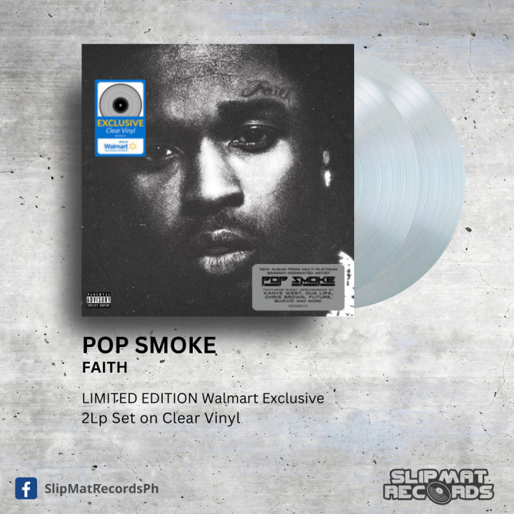 Pop Smoke - Faith | WALMART Clear Vinyl | Brand-New & Sealed | Vinyl ...