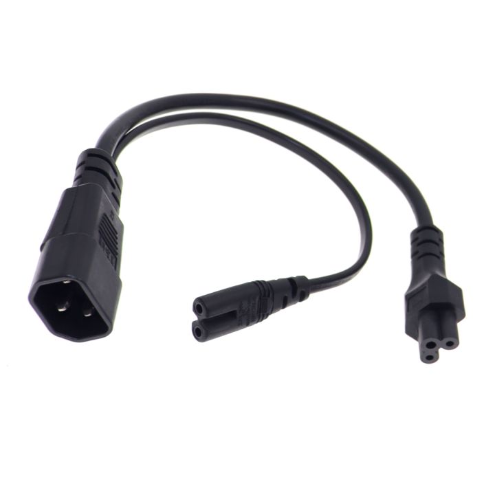 Power Y Type Splitter Adapter Cable, IEC 320 C14 Male to C5 And C7 ...