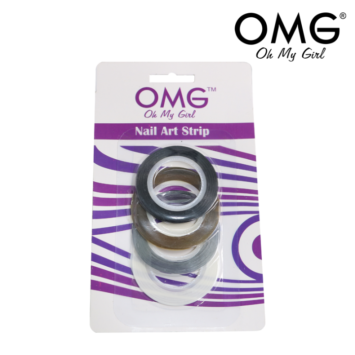 OMG Professional Nail Art Strip Assorted Colors | Lazada PH