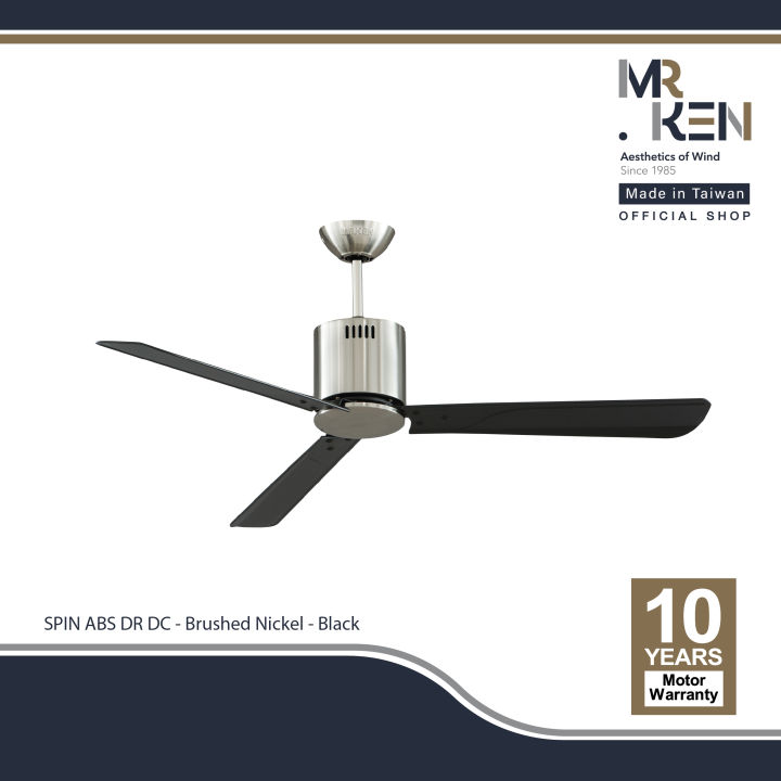 MR.KEN Ceiling Fan Model SPIN ABS DR DC Motor พัดลมเพดาน ขนาด 52" พร้อม ...